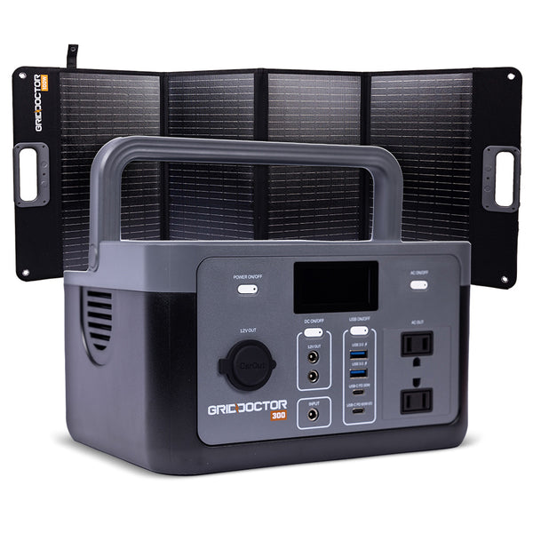 Grid Doctor 300 Solar Generator System + FREE 100W Solar Panel – Last ...