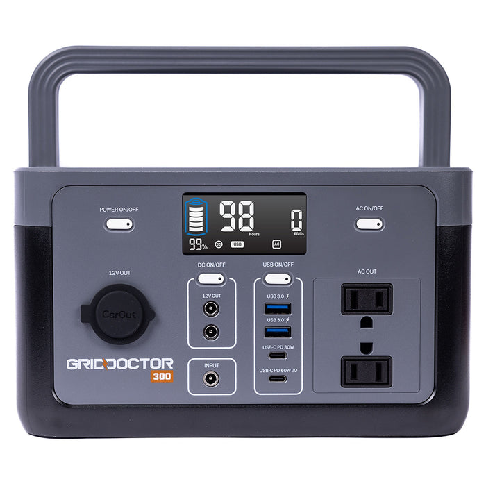 Grid Doctor 300 Solar Generator System + FREE 100W Solar Panel – Last ...